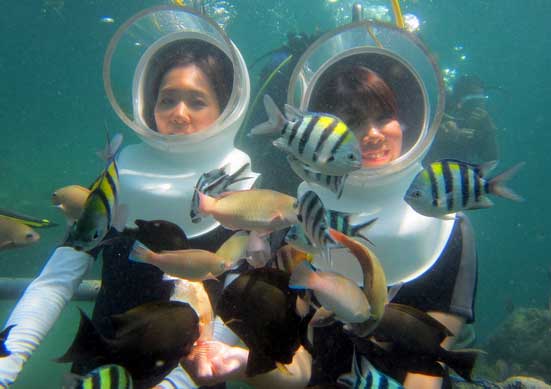 Underwater Sea Walk - Best Water Activities - Tanjung Benoa